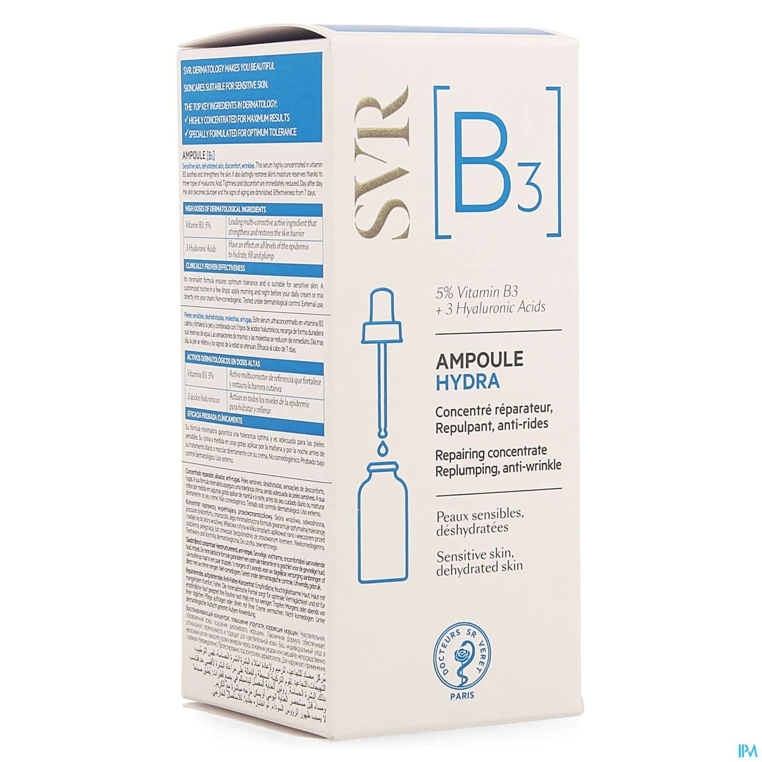 SVR AMPOULE B3 HYDRA 30ML • La Trousse de Marie