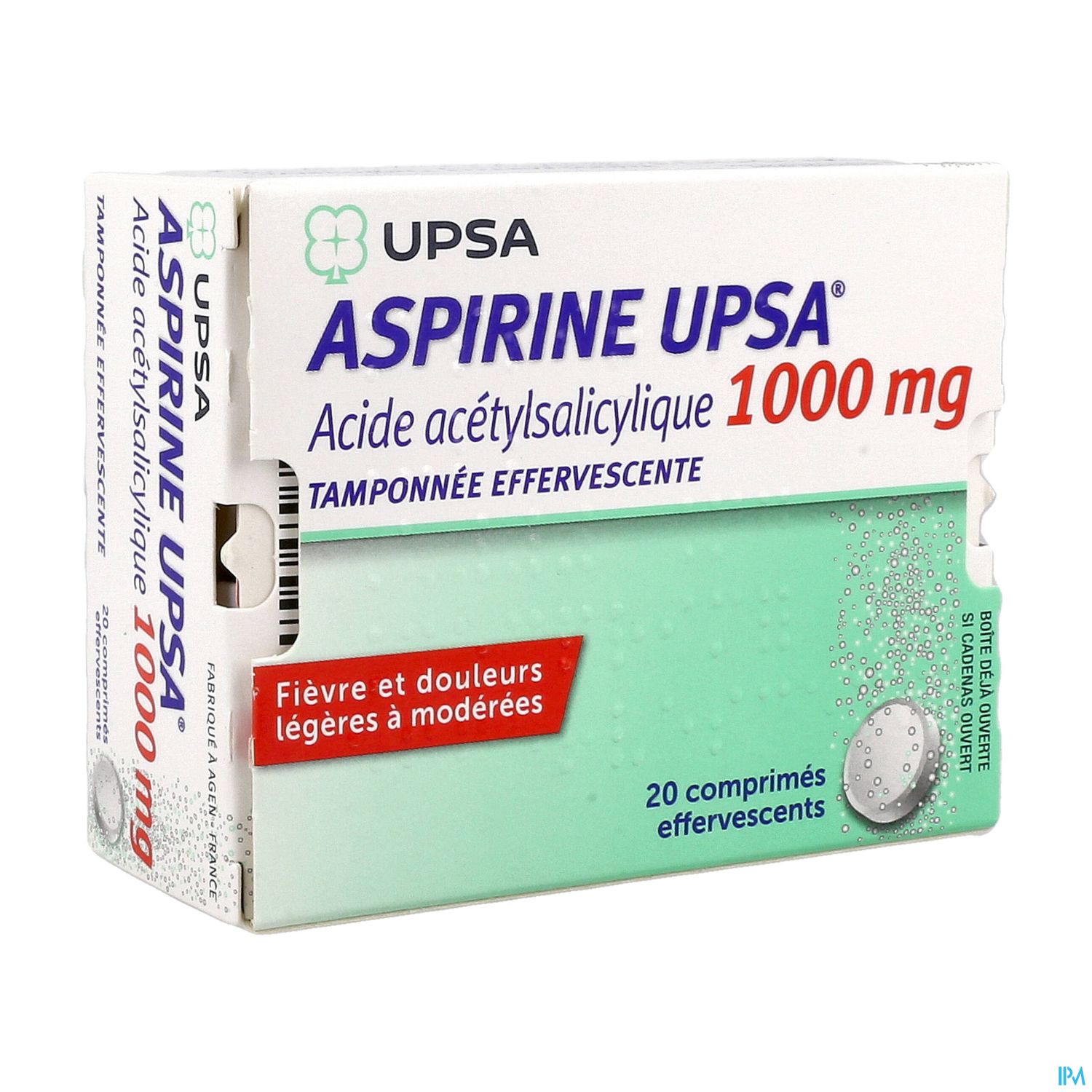 ASPIRINE 1 000MG UPSA CPR EFF 20 • La Trousse de Marie